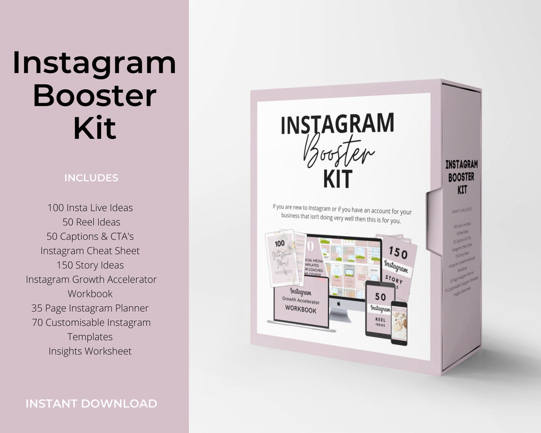 Entrepreneur Instagram Booster Kit Instagram Bundle - Etsy