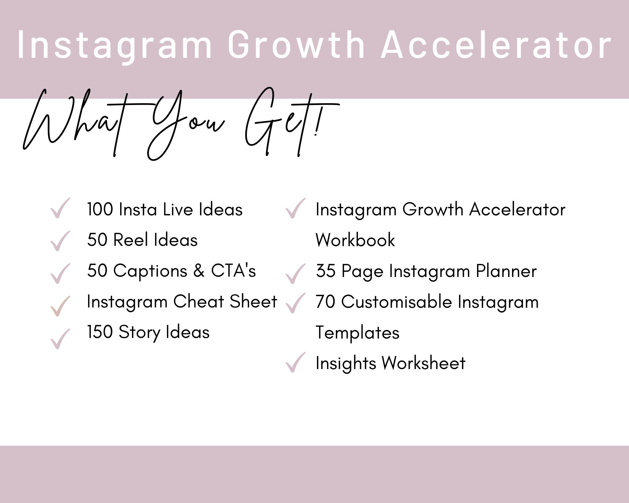 Entrepreneur Instagram Booster Kit Instagram Bundle - Etsy UK