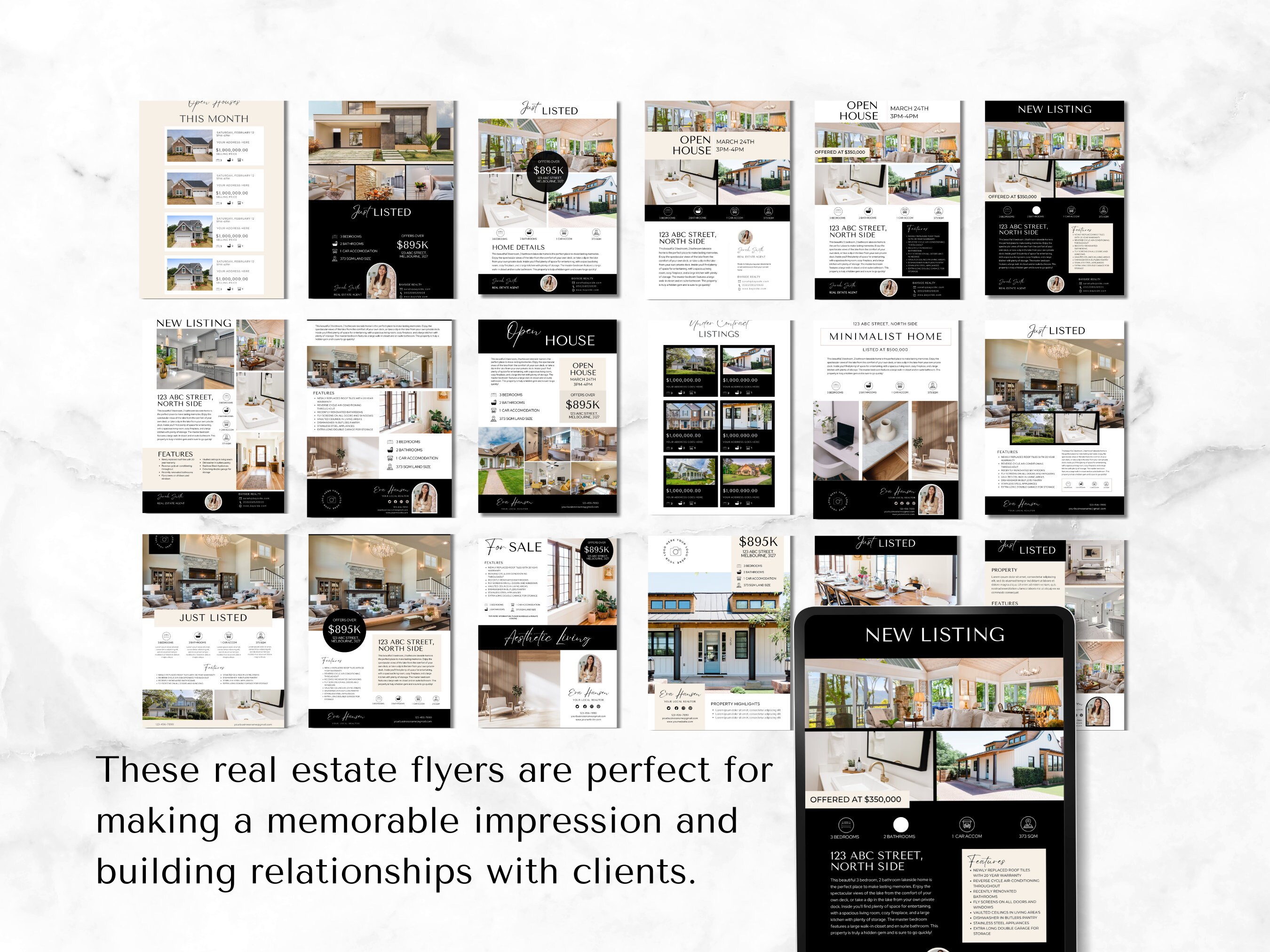 Real estate marketing Template Bundle, Real Estate marketing, real ...