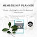 Membership Business Planner, Membership Strategy, Subscription Tracker ...