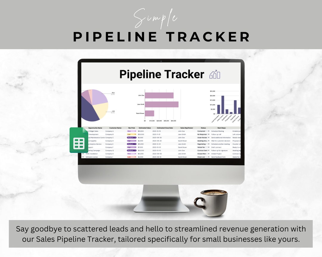 Business Pipeline Google Sheet Template, Sales Pipeline Planning Guide ...