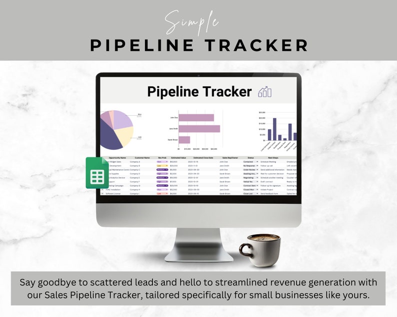 Business Pipeline Google Sheet Template, Sales Pipeline Planning Guide ...