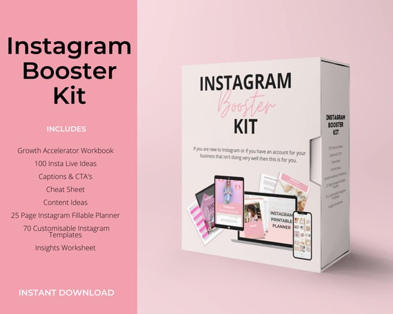 Entrepreneur Instagram Booster Kit Instagram Bundle | Etsy