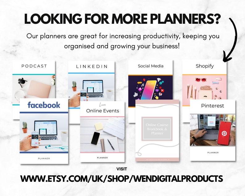 Youtube Content Strategy Planner | Social Media Planner Printable ...