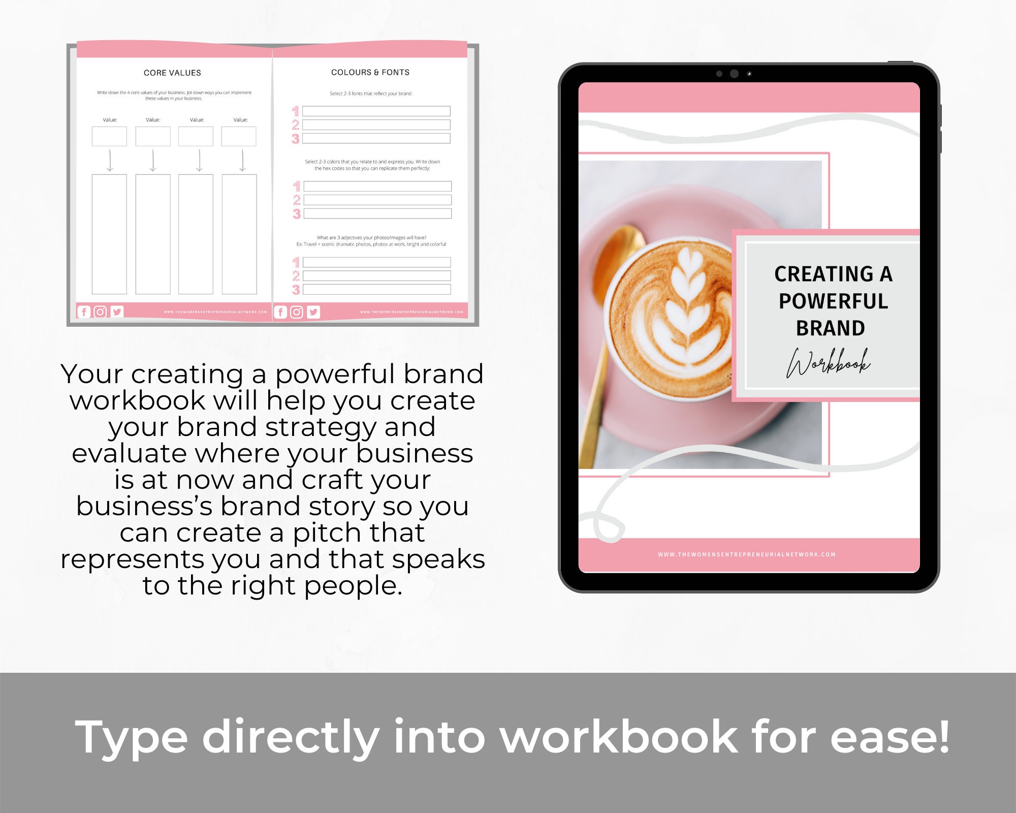 Branding Workbook Branding Guide Brand Strategy Branding - Etsy