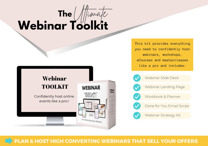 Webinar Toolkit | Webinar Landing Page | Webinar Template | Webinar ...
