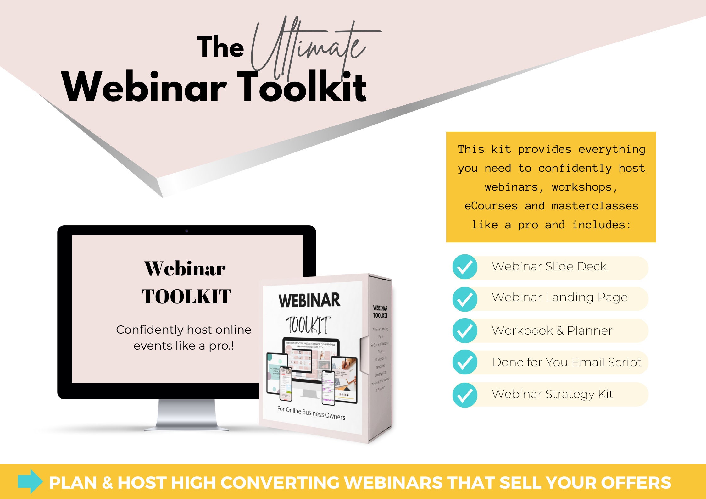 Webinar Toolkit | Webinar Landing Page | Webinar Template | Webinar ...