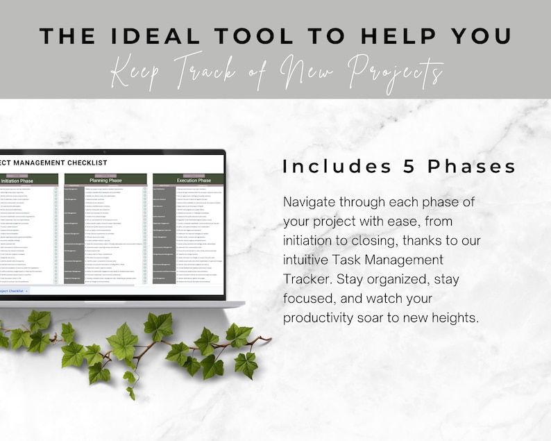 Project Management Checklist, Project Management Daily Checklist, Task ...