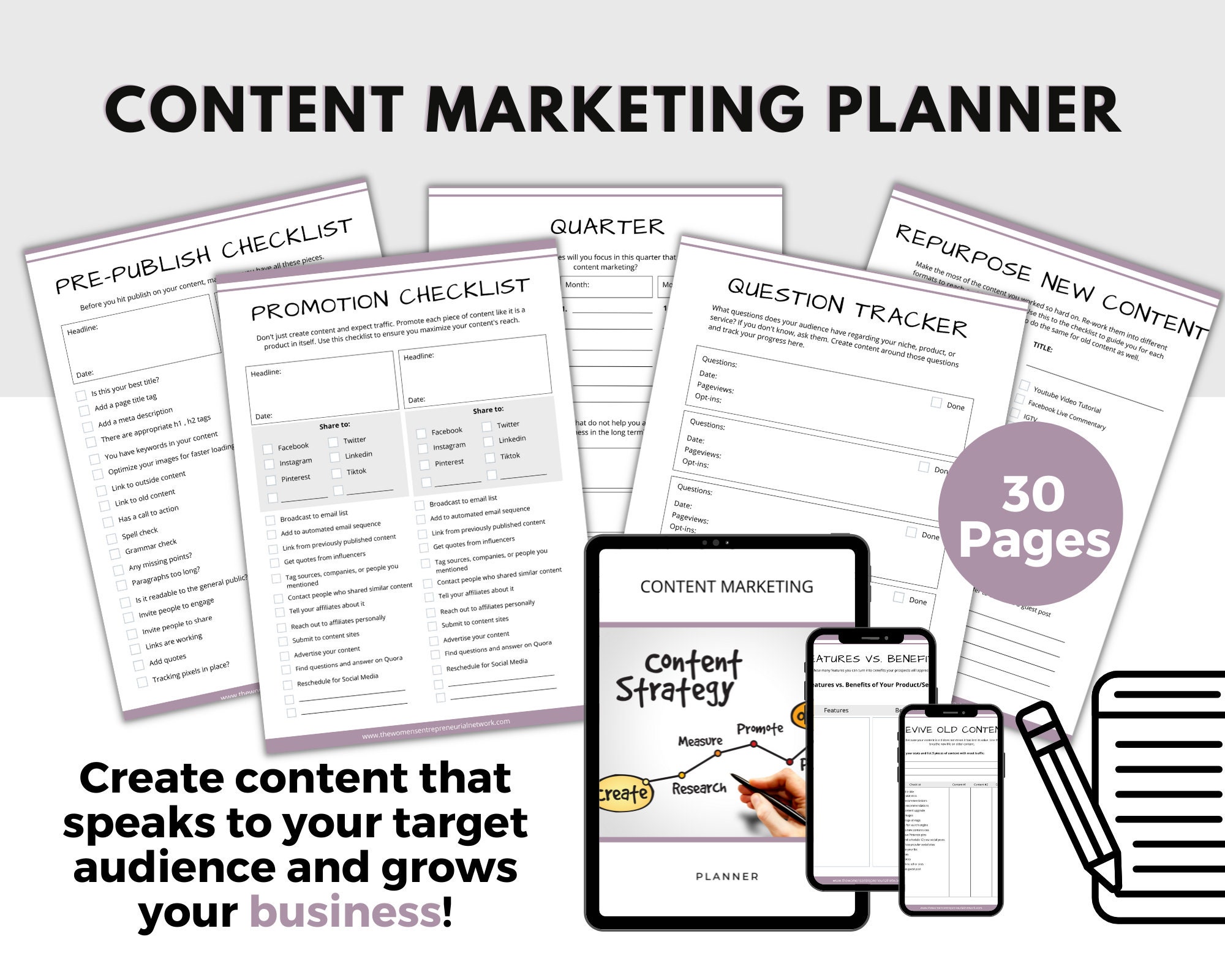 Content Marketing Strategy Template