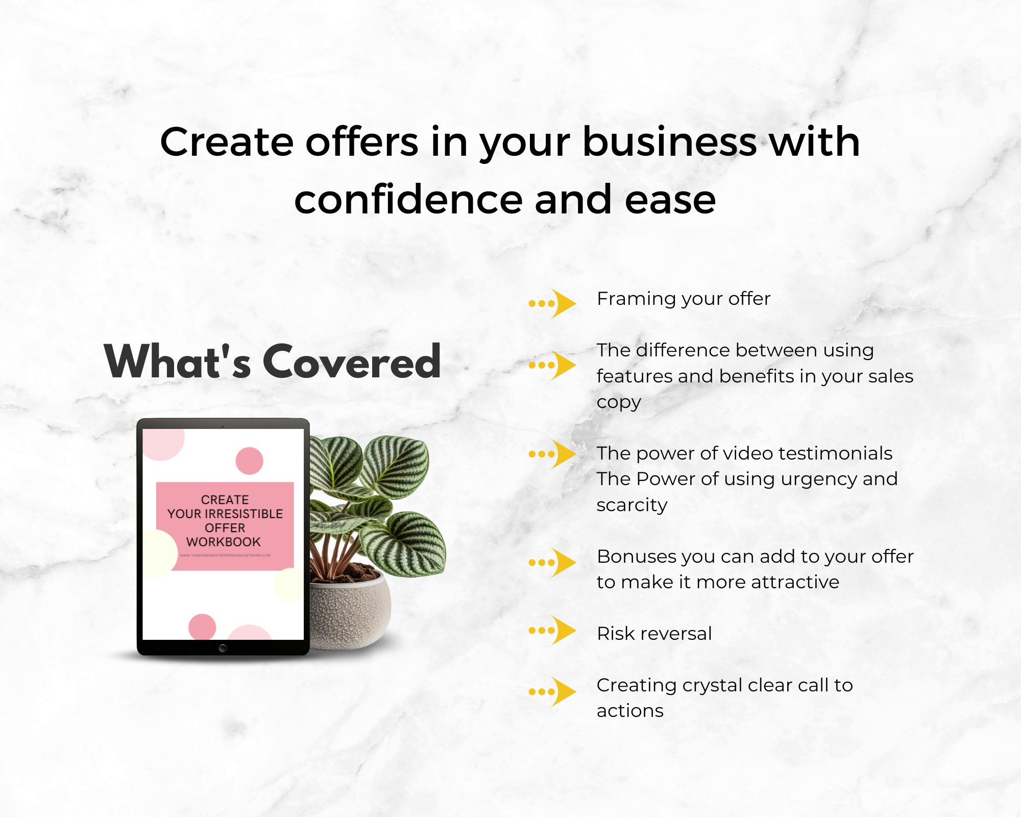 Create Your Irresistible Offer Workbook | Irresistible Offer Planner ...