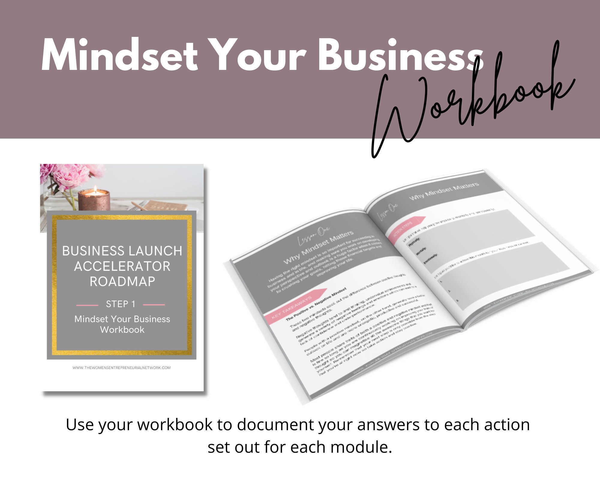 Mindset Business Bundle Mindset Course Mindset Workbook - Etsy