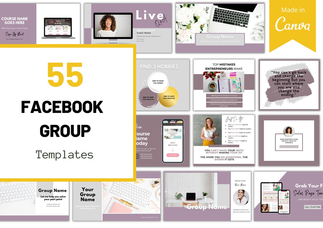 Facebook Group Templates | Facebook Post Templates | Facebook Banner ...