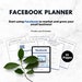 Facebook Planner Business Planner Facebook Growth Plan Facebook ...