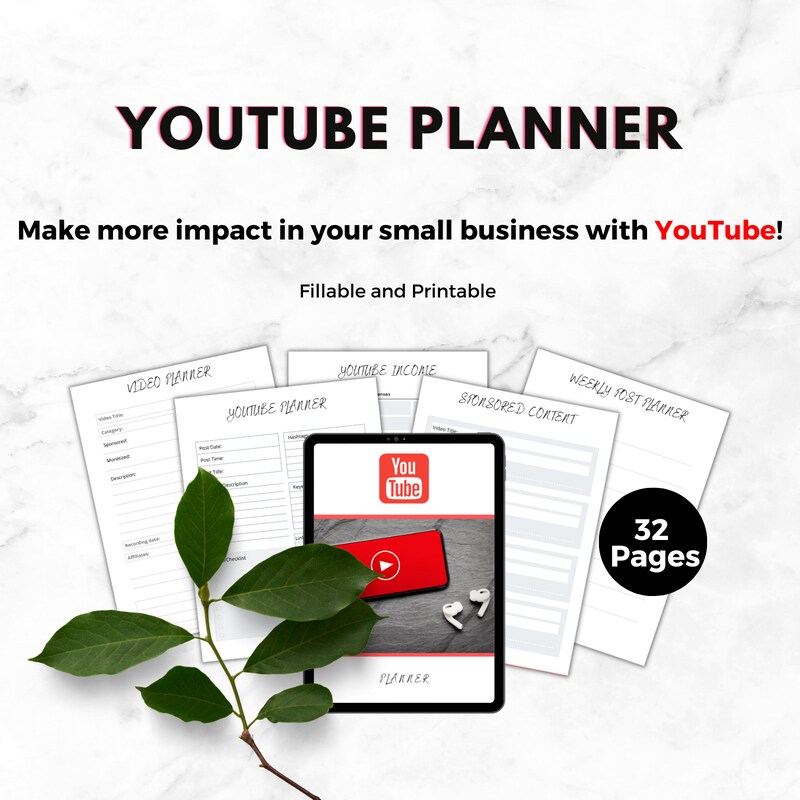 Youtube Video Checklist - Etsy