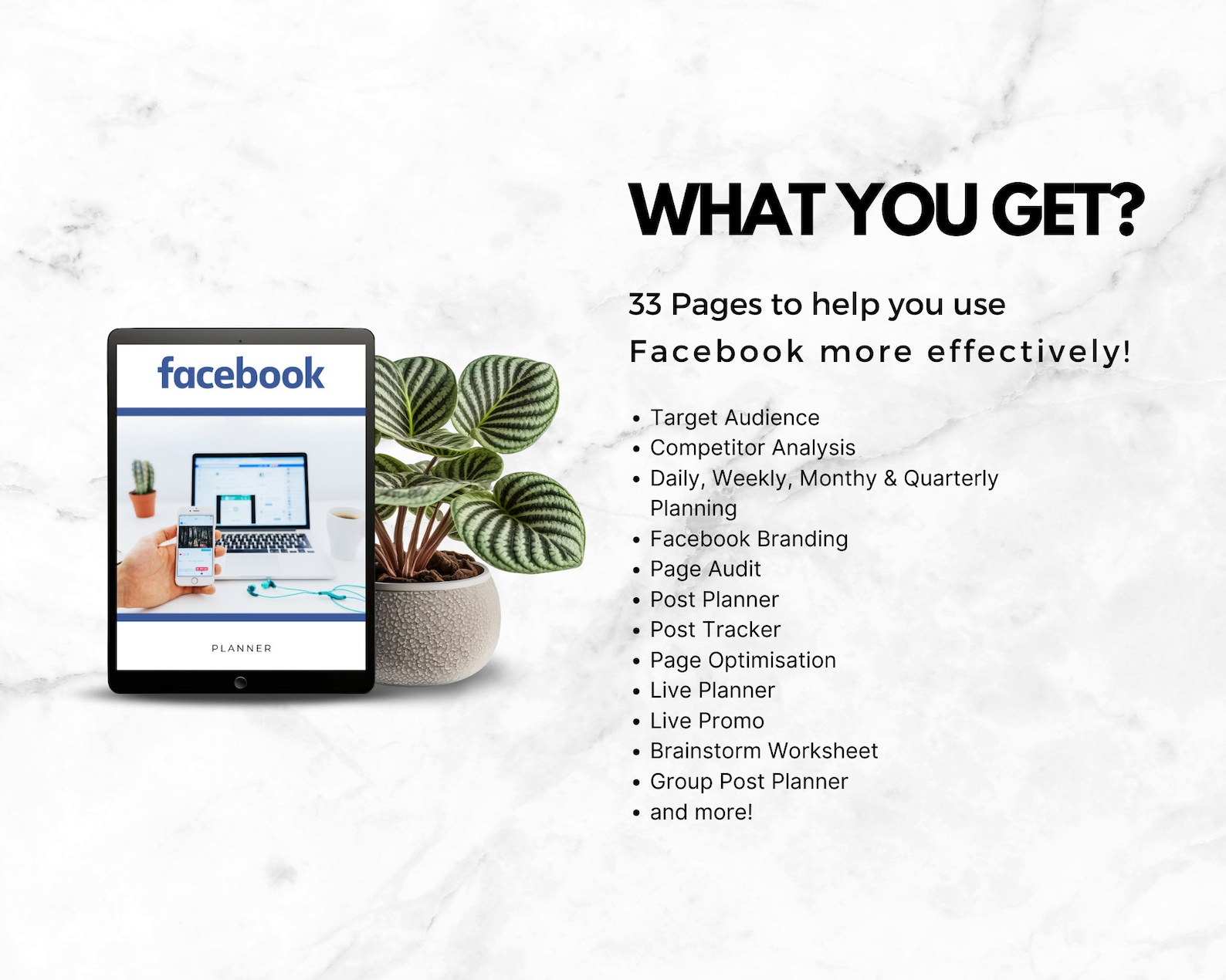 Facebook Planner Business Planner Facebook Growth Plan Facebook ...