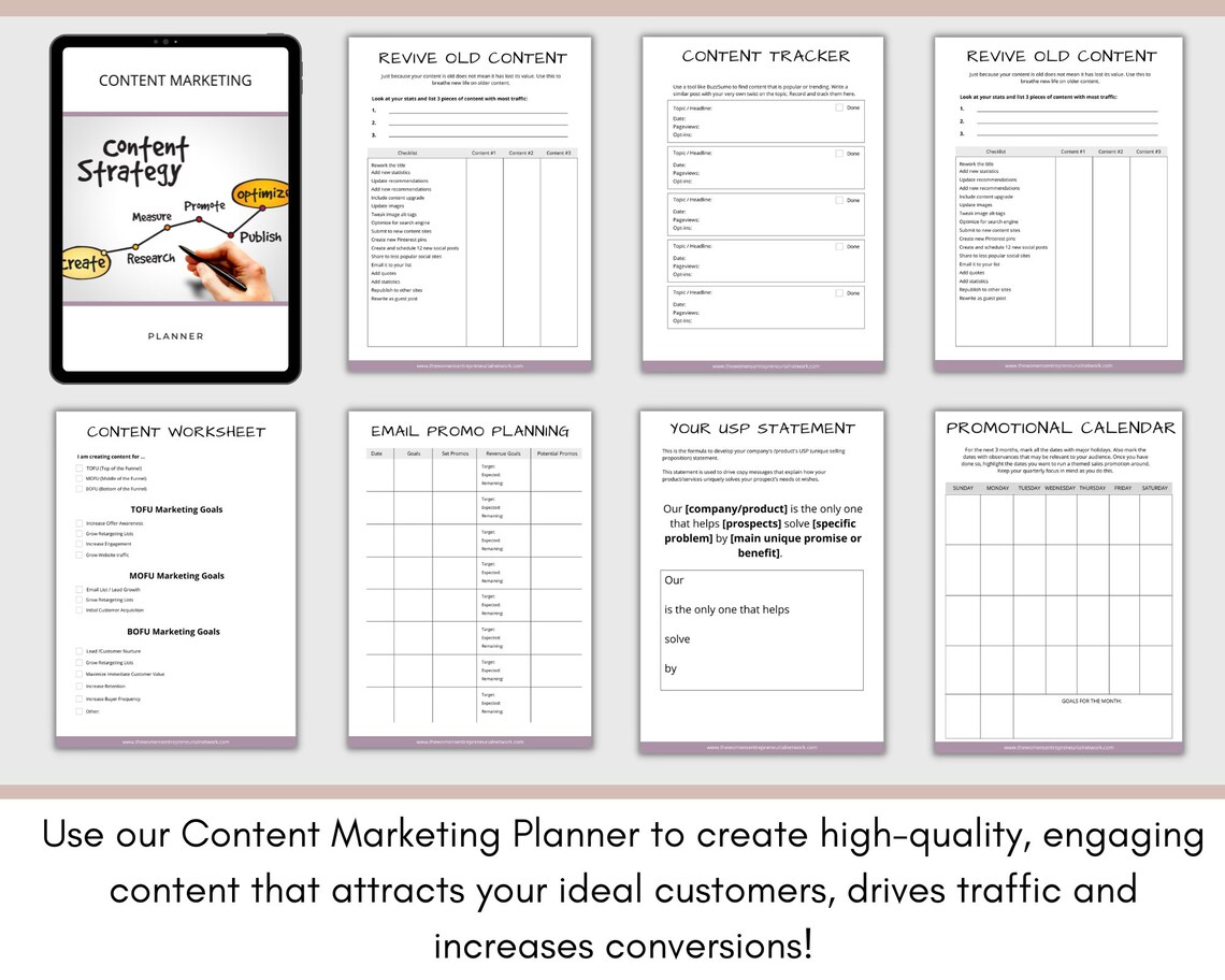 Content Marketing Toolkit Course Creator Bundle Social - Etsy