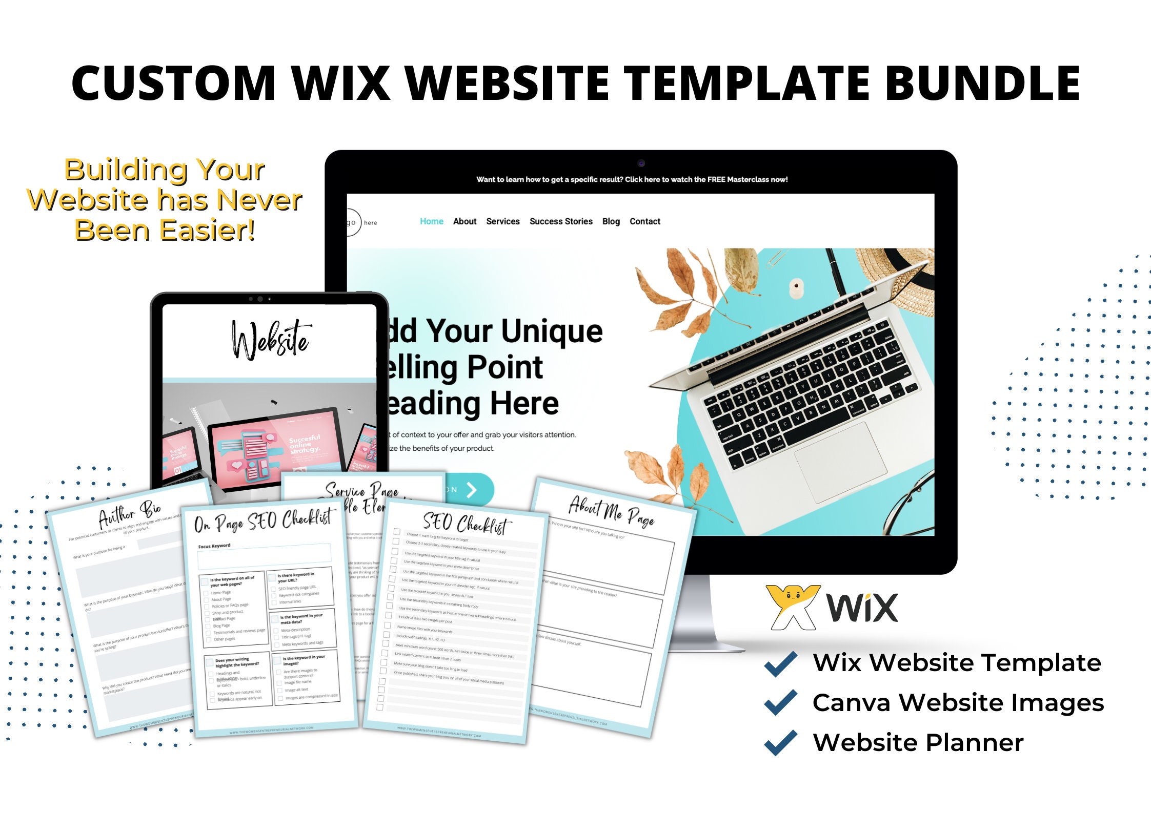 Wix Website Template | Website Design | Custom Website | Wix Theme ...