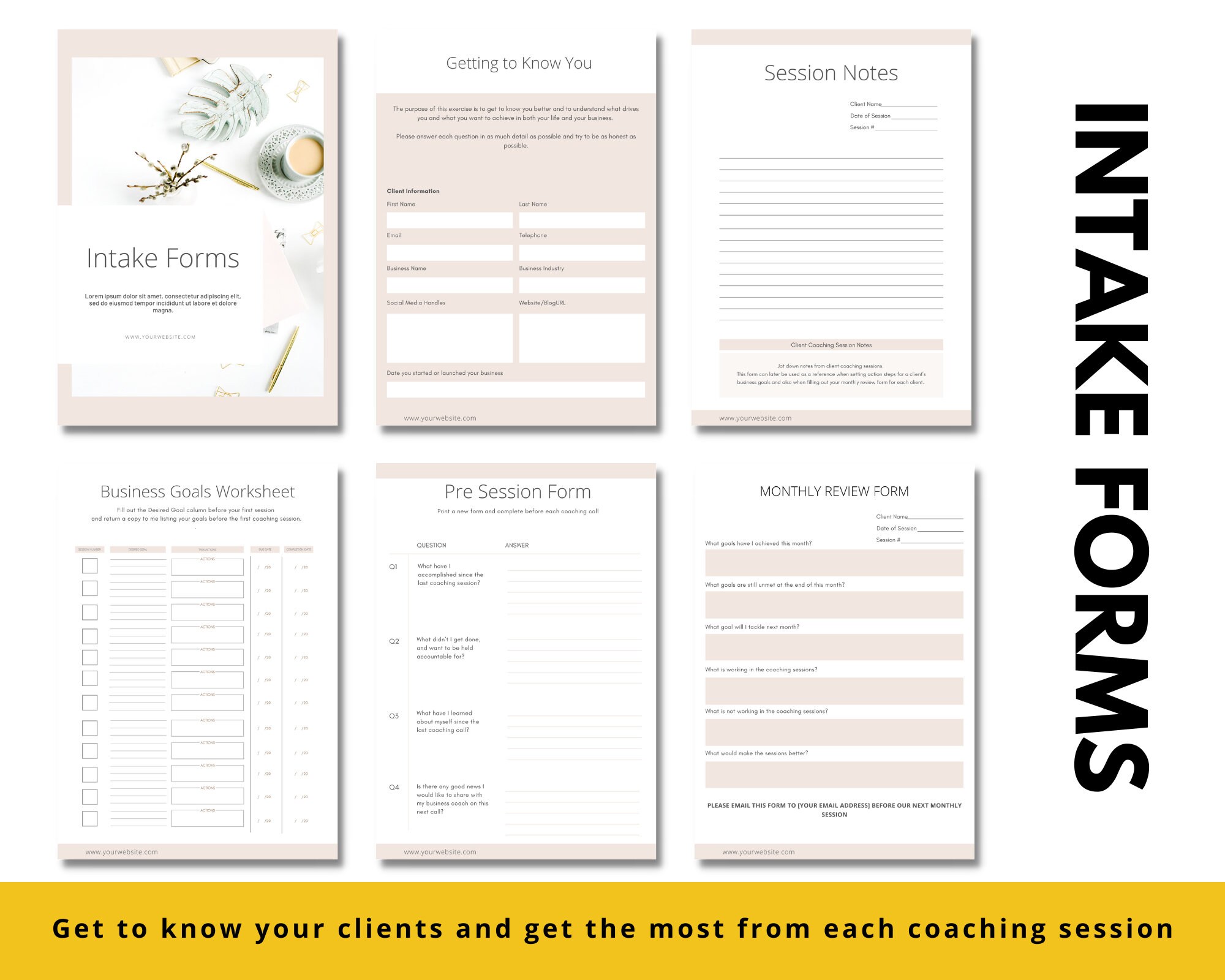 Coaching Welcome Packet | Onboarding Template | Orientation Template ...