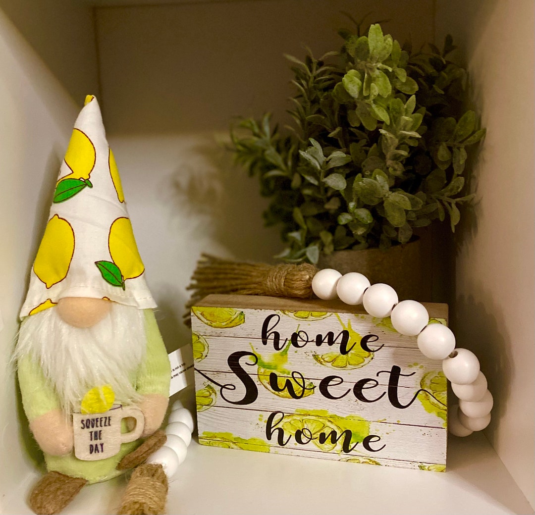 Rae Dunn Inspired Squeeze the Day Lemon Gnome - Etsy