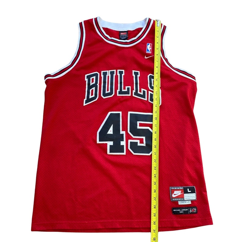 Vintage Michael Jordan Jersey NIKE 8403 Chicago Bulls 45 NBA Men's Size Large - Etsy