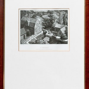 Framed Limited Edition George Mackley (1900 - 1983) Etching. 46 Mill ...
