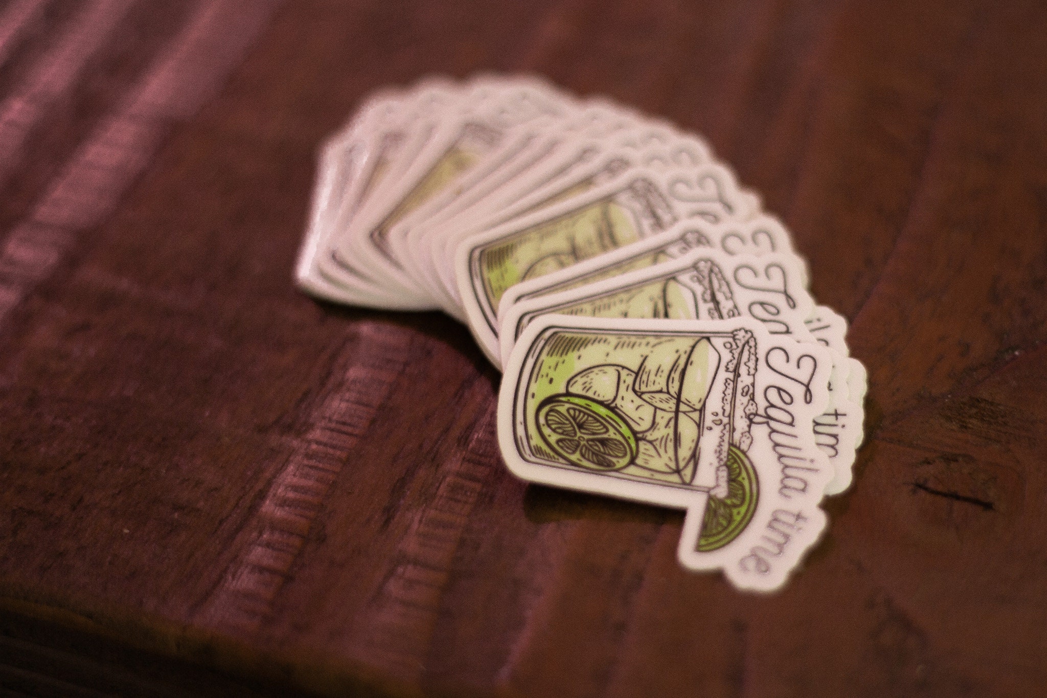 Tequila Time Margarita Sticker Cocktail Sticker Water Bottle Sticker ...