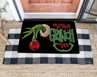 Grinch Indoor Rug - Etsy
