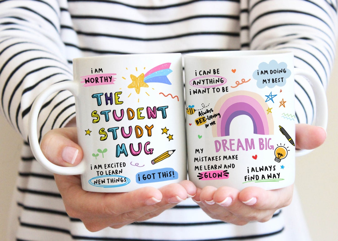 The Student Study Mug, Study Mug, Motivational Cup, Inspirational Mug ...