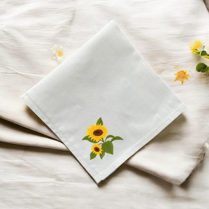 Flower Handkerchief - Etsy