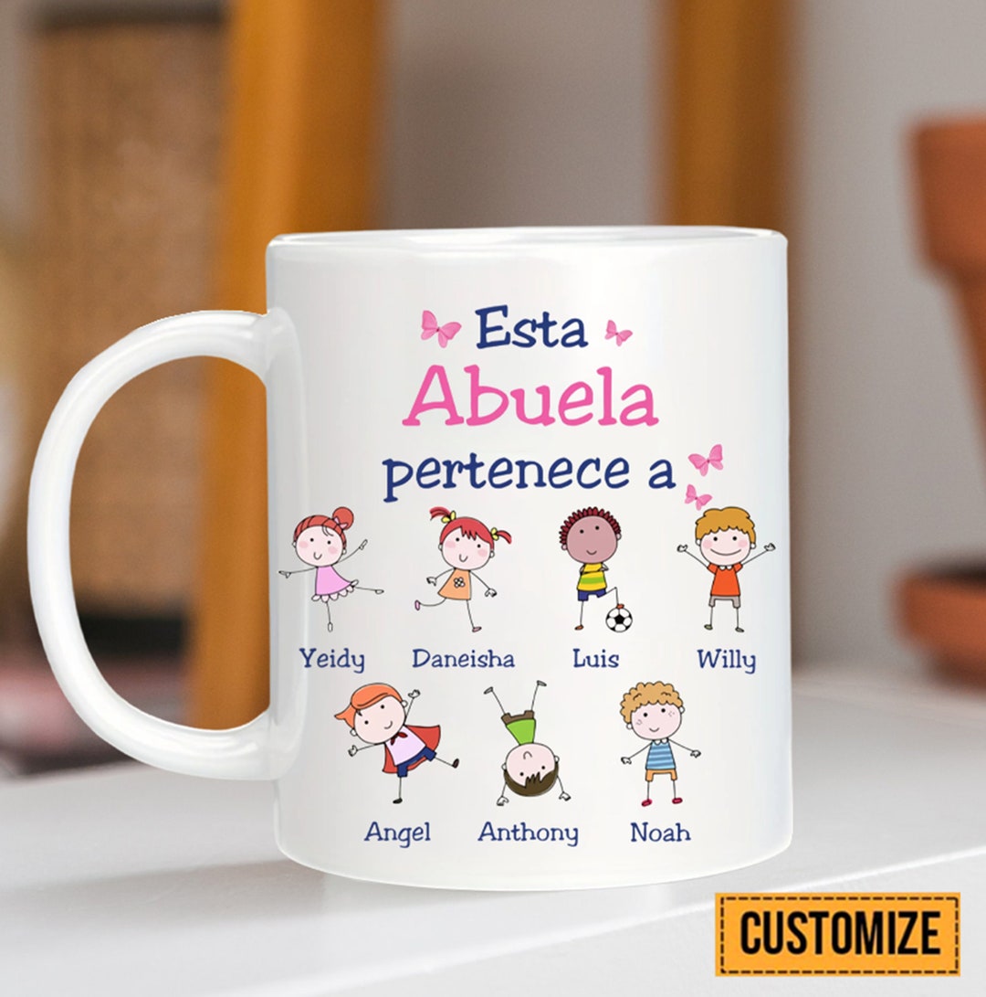 Esta Abuela, Spanish Grandma Mug, Spanish Nana Mug, Grandma Mothers Day ...