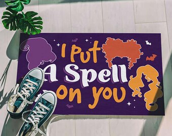 Halloween Door Mat - Etsy