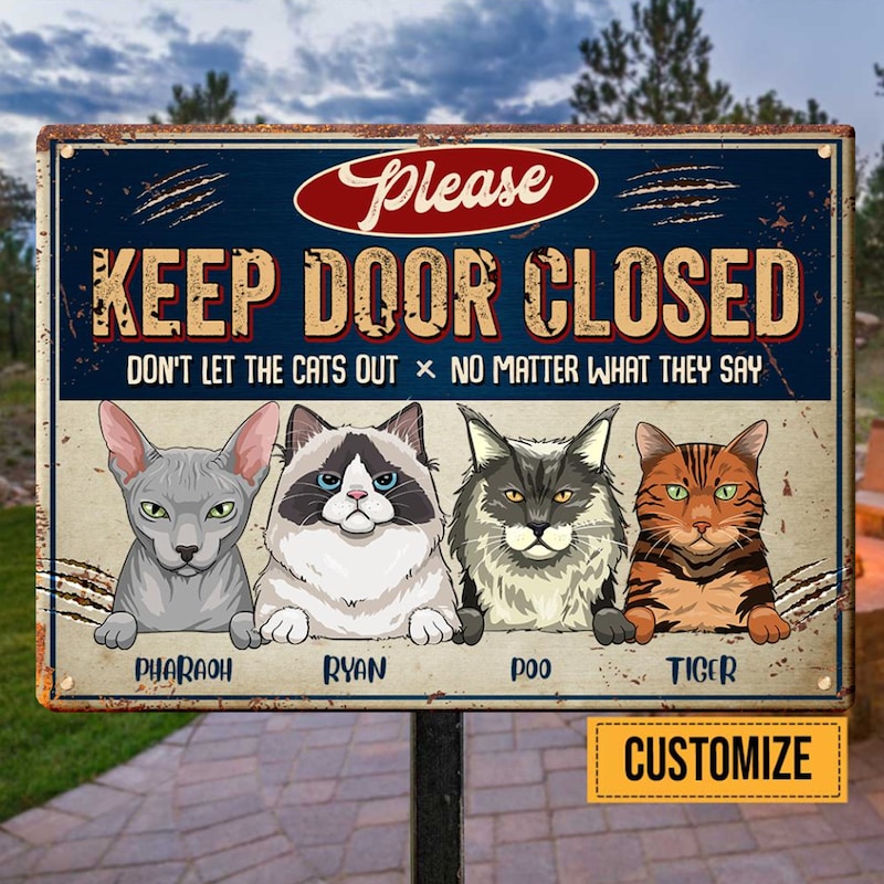Cat Sign - Etsy