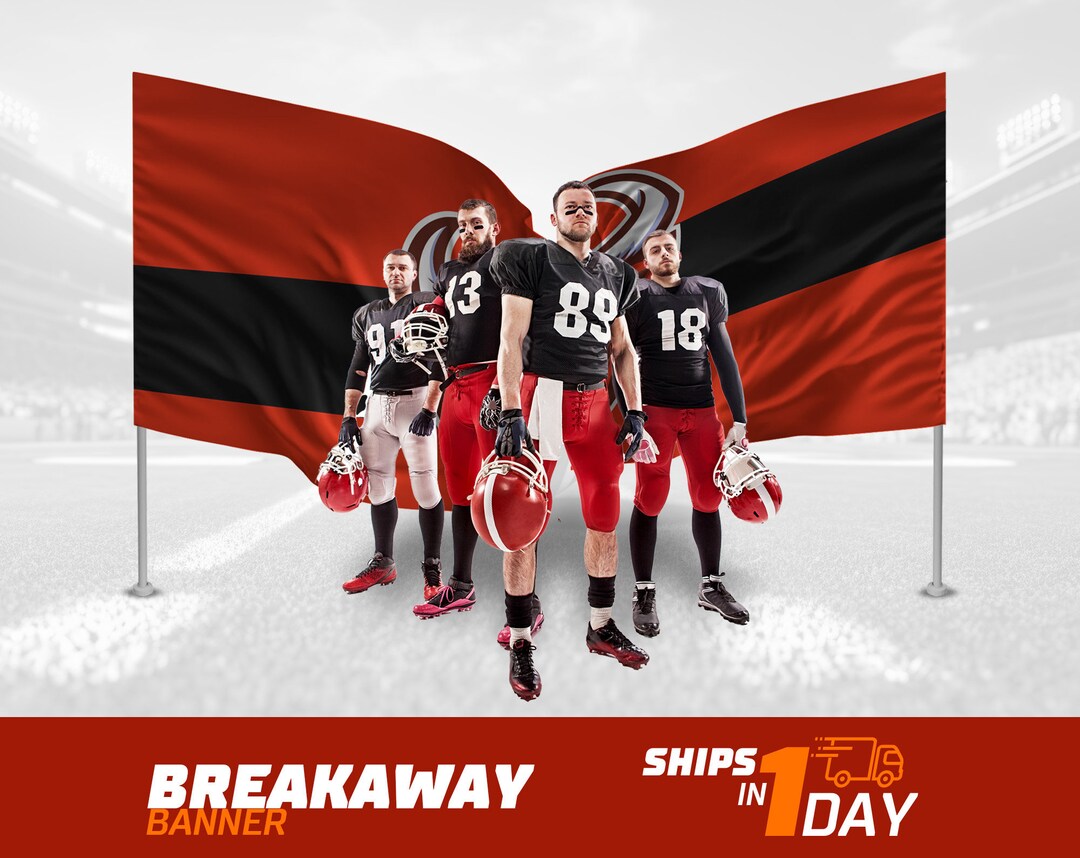 Custom Breakaway Vinyl Banners! Show Your Spirit With Personalized ...