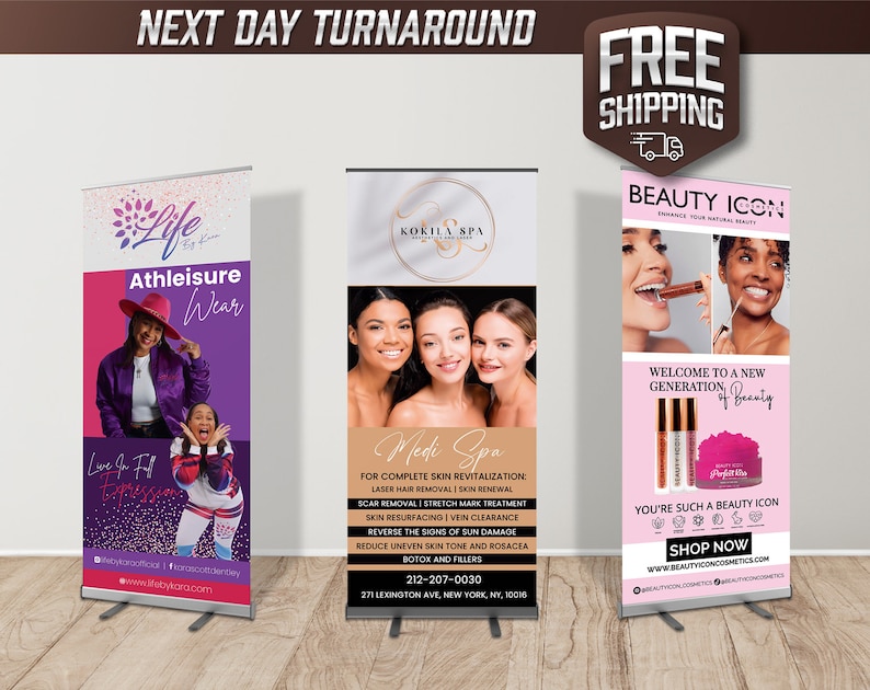 Custom Retractable Custom Roll Up Roll up Banner Roll up - Etsy