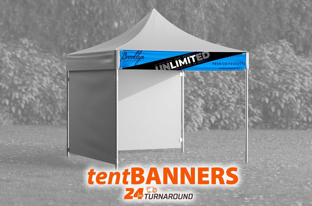 Custom Event Tent Banner, Trade Show Banners, Business and Canopy Tents ...