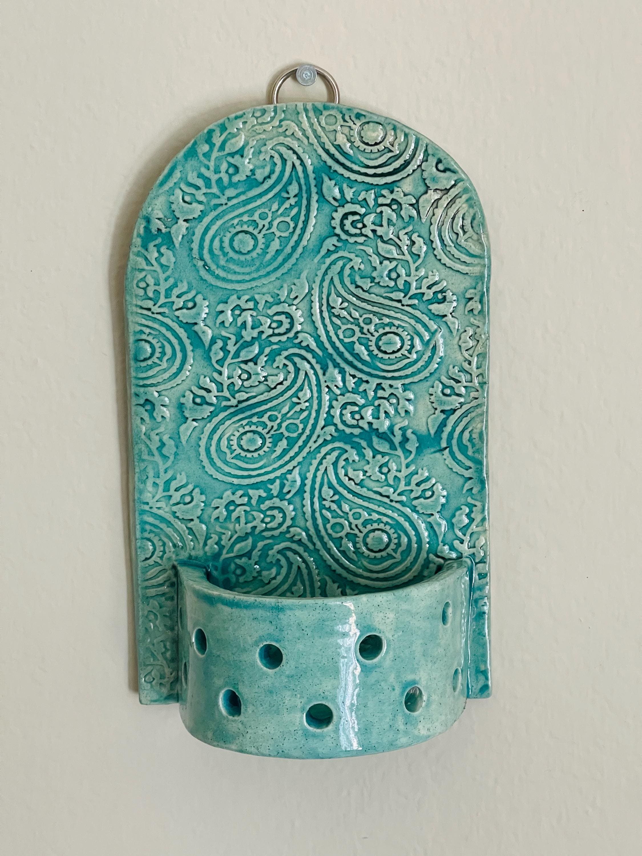 Wall Ceramic Candle Sconce-candle Shade/holder - Etsy