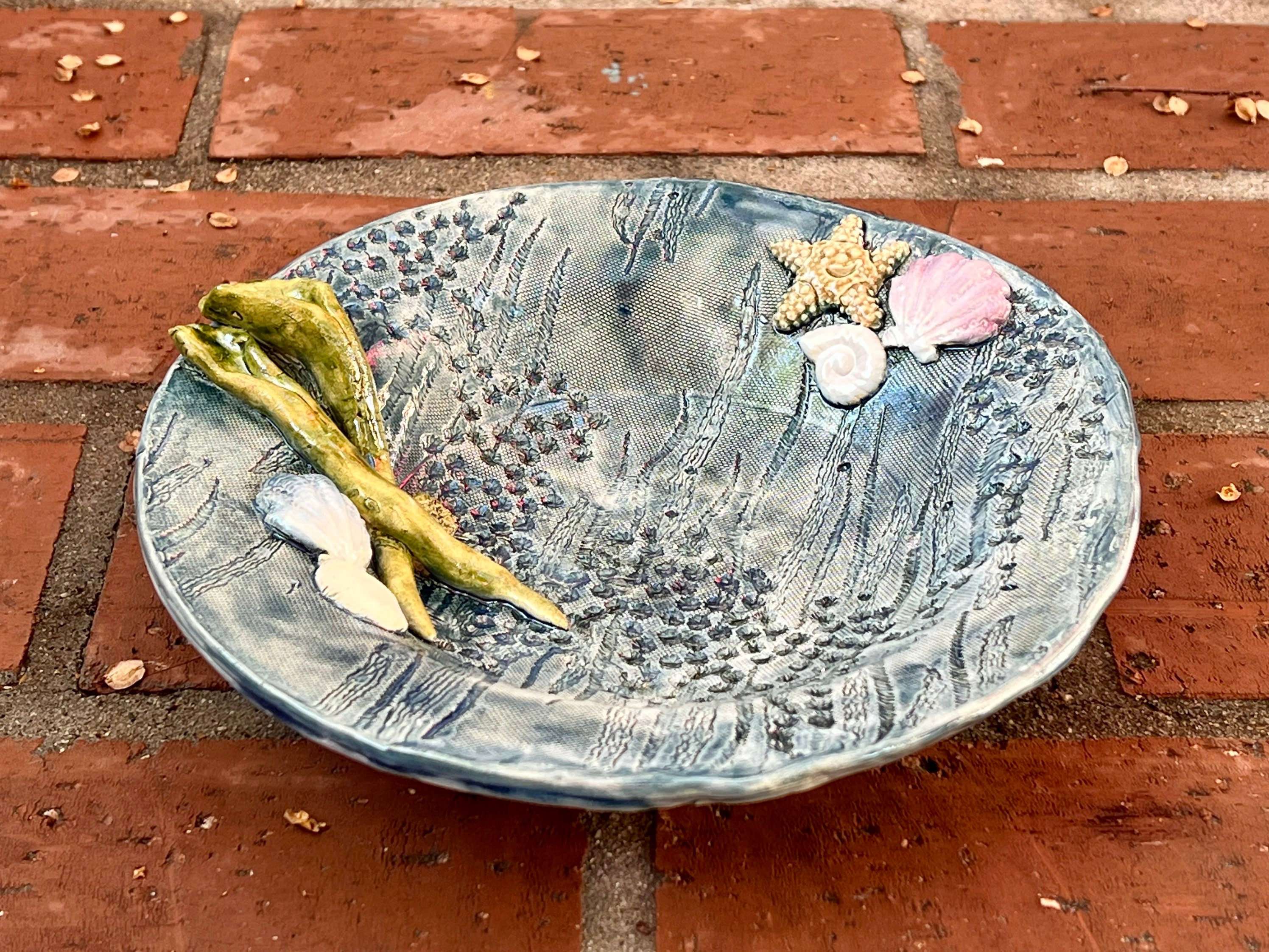 Under the Sea Ceramic Bowl, Ocean Life Bowl, Holiday Gift, Ocean Lovers ...