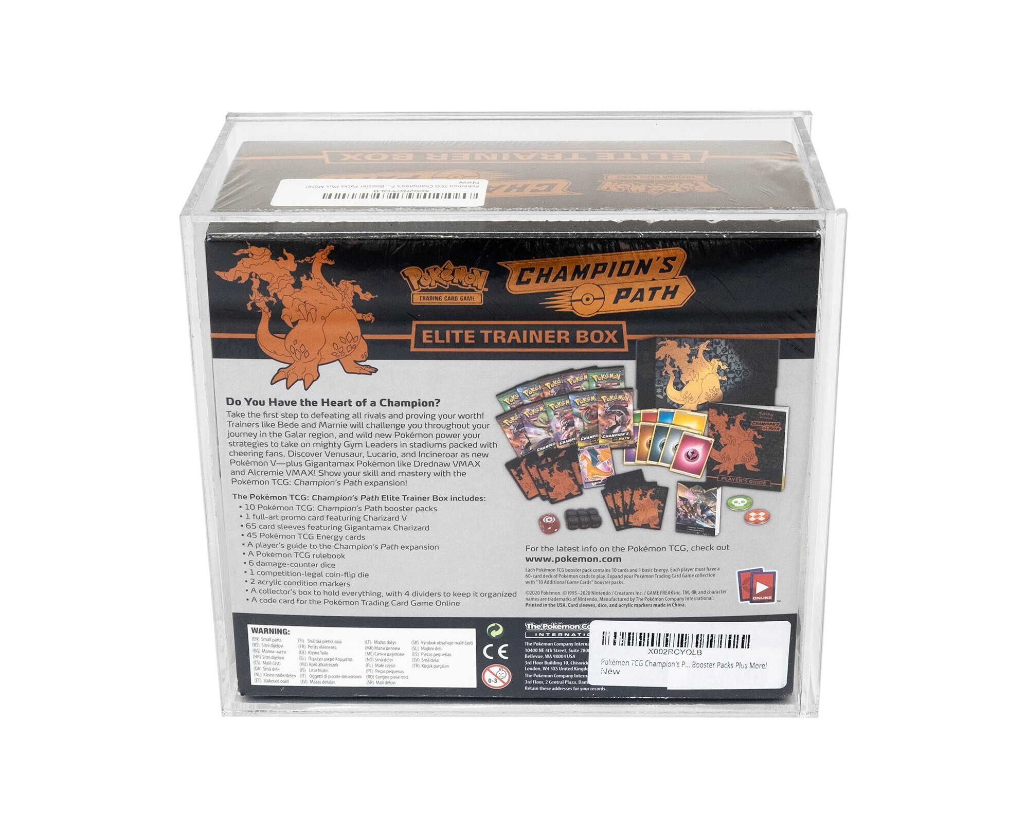 Pokémon Elite Trainer Box PROTECTIVE & CLEAR Acrylic Display - Etsy