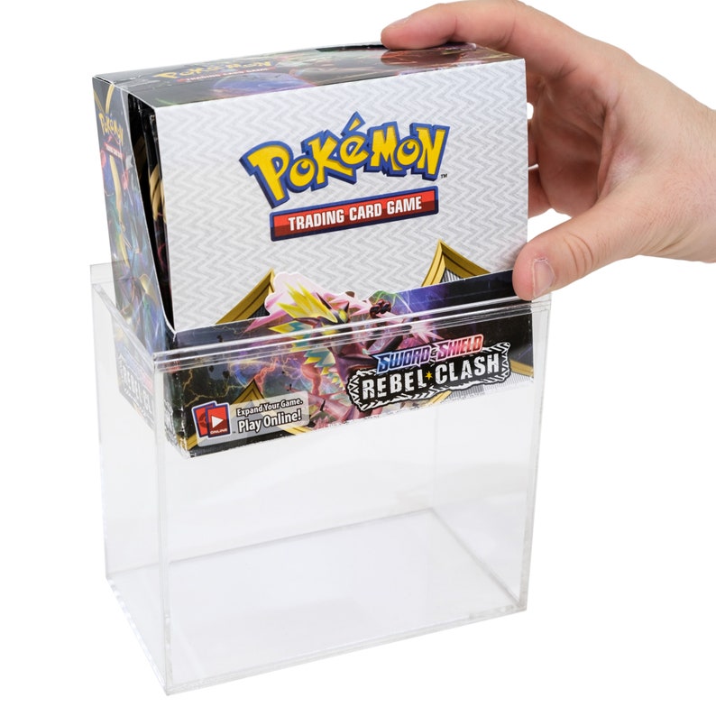 Pokémon Booster Box PROTECTIVE & CLEAR Acrylic Display Case | Etsy