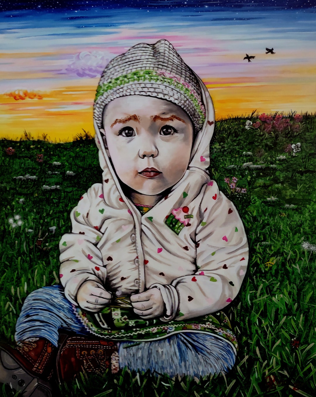 Innocent Eyes Canvas Print, Wall Art, Home Decor, Unique Gifts, Jking ...