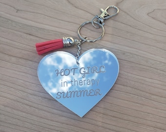 Hot Girl Keychain - Etsy