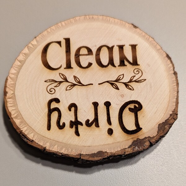 Clean Dirty Dishwasher Magnet - Etsy