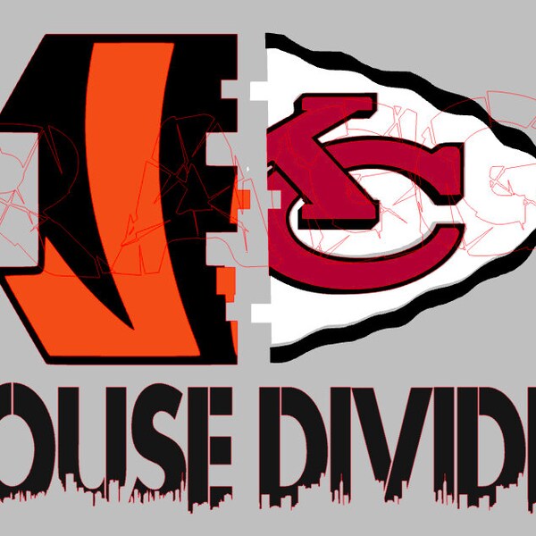 Chiefs House Divided Svg - Etsy Canada