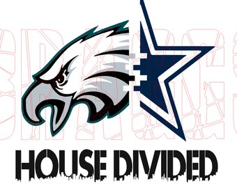 Saints and Cowboys House Divided Svg - Etsy Singapore