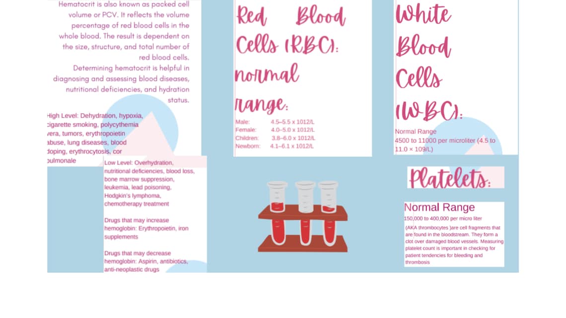 Nursing Cheat Sheet PDF Quick Clinical Printable Guide LAB VALUES and ...