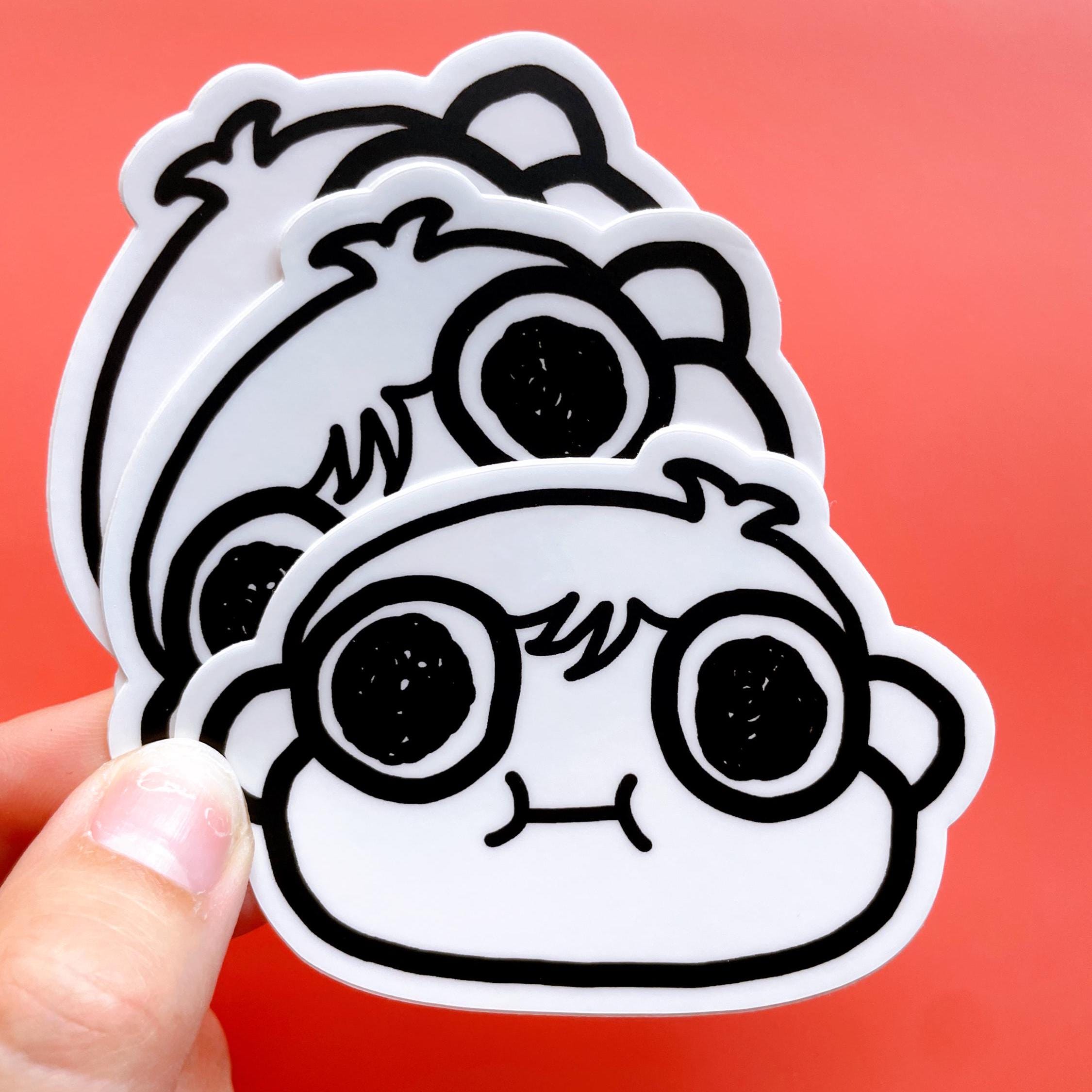 Nom Nom Die Cut Vinyl Sticker - Etsy