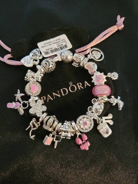 Pandora Bracelet Charms Pink