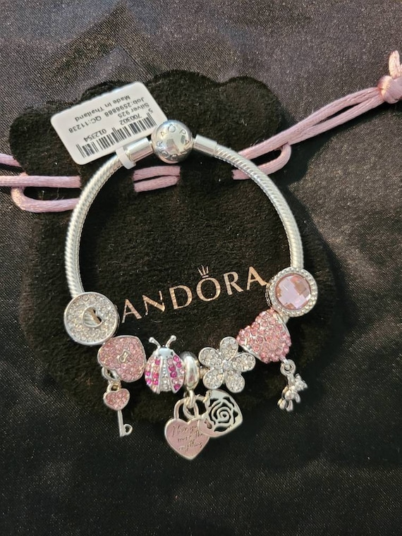 Pandora Bracelet Charms Pink