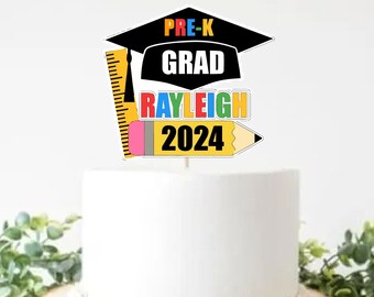 Kinder Graduation Cake Topper, Kindergarten Graduation Party ...