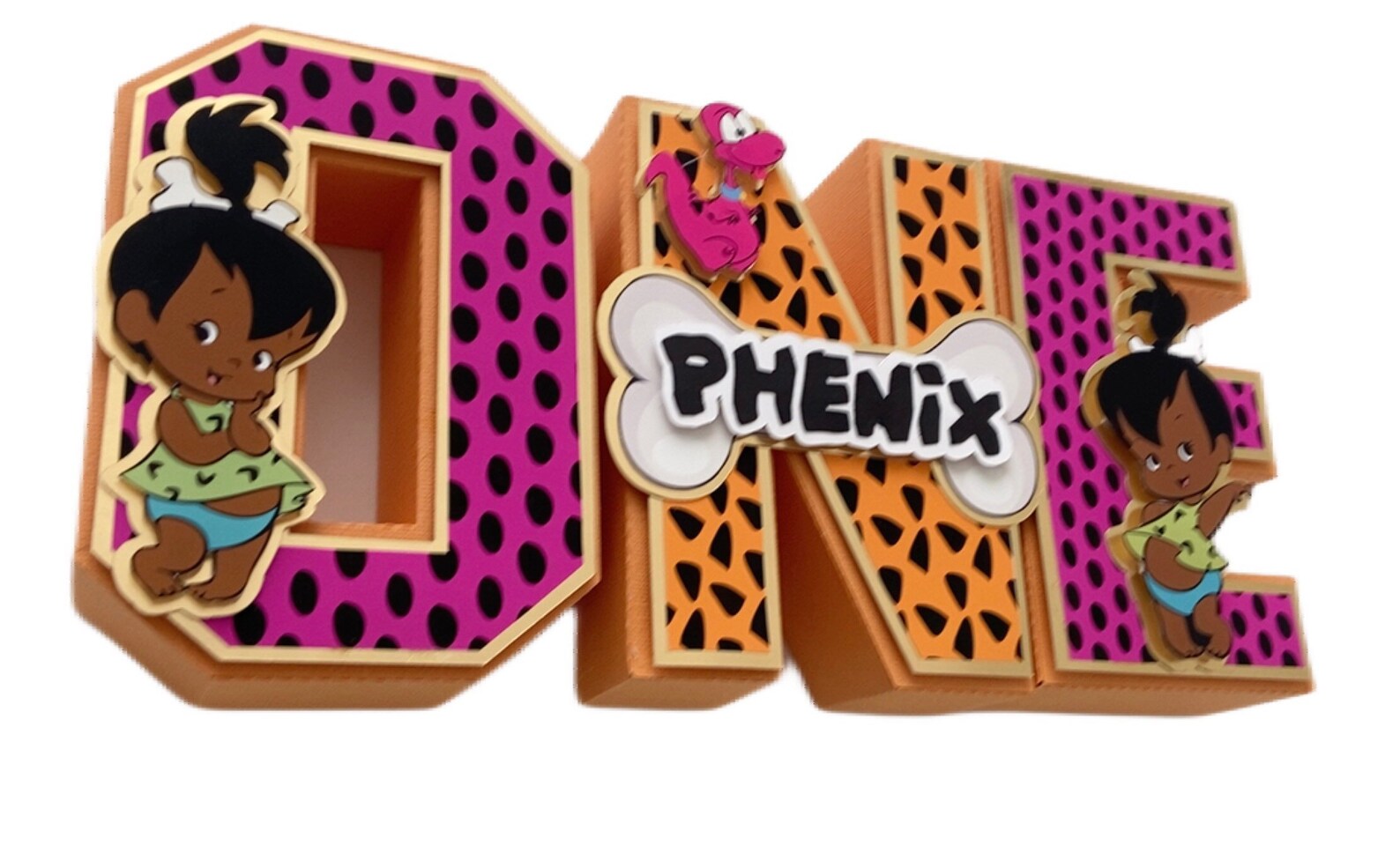 African American Pebles 3D Letter Pebble Birthday Stone | Etsy